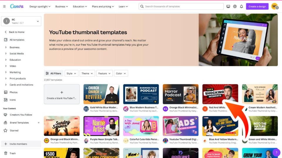 How to Create a YouTube Thumbnail in Canva — In-depth Guide