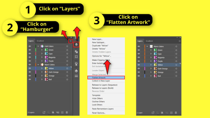 How to Merge Layers in Illustrator in 4 Simple Steps