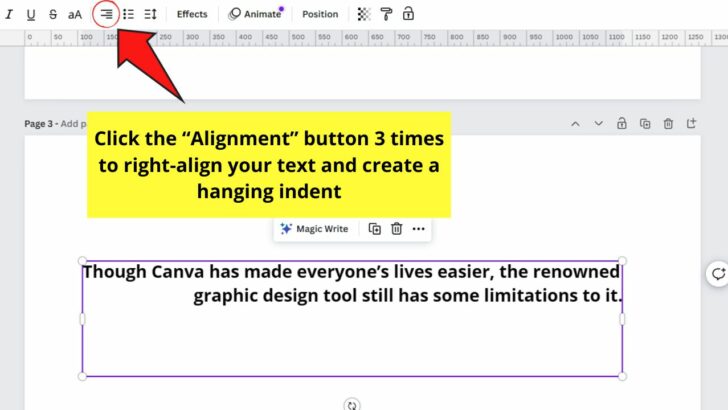 How to Indent in Canva Text Box in 4 Nifty Steps