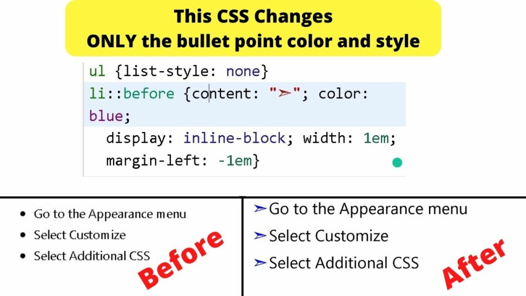 how-to-change-the-color-of-bullet-points-in-wordpress