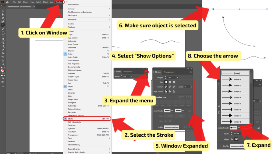 How to Make Arrows in Illustrator in 5 Different Ways