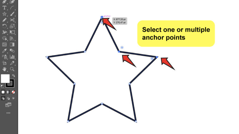 How to Move Anchor Points in Illustrator in 4 Easy Steps
