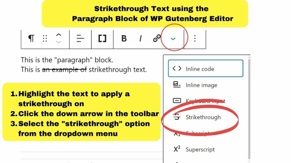 How to Strikethrough in WordPress — So Many Ways!