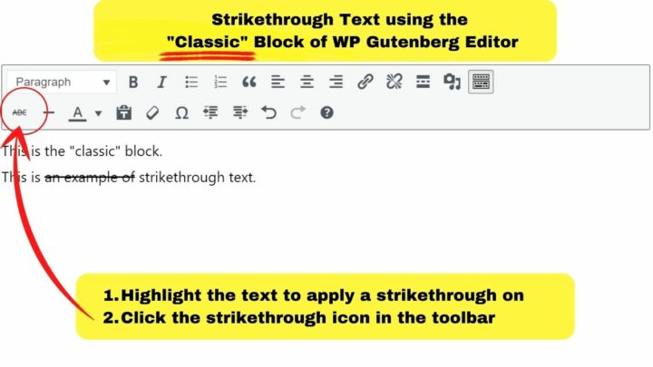 How to Strikethrough in WordPress — So Many Ways!