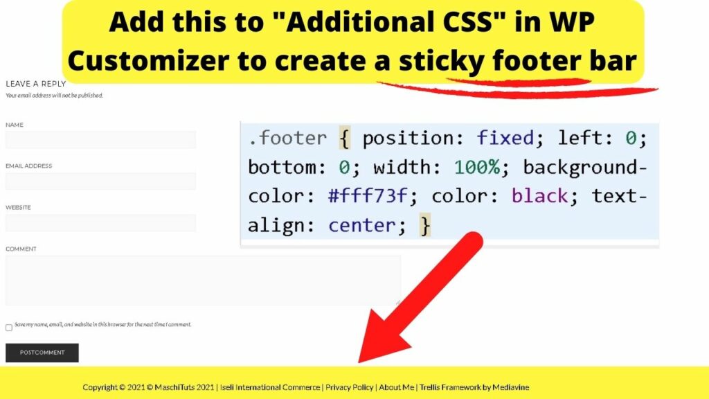 How to Make a Sticky Footer in WordPress — In-depth Guide