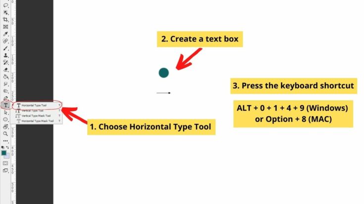The 3 Best Methods to Make Bullet Points in Photoshop