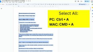 How to Select All in Google Docs — Quick Guide