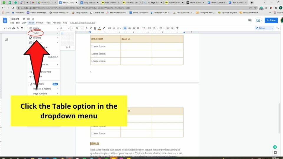 The 2 Best Methods to View Multiple Tables in Google Docs