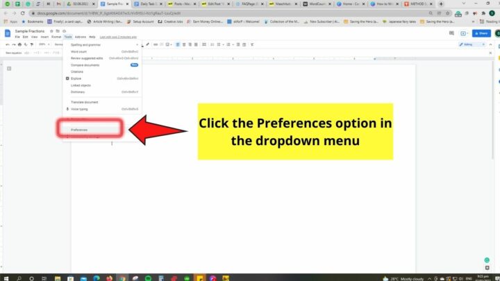 4 Super Easy Ways to Write Fractions in Google Docs