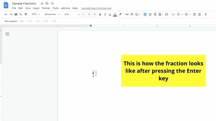 4 Super Easy Ways to Write Fractions in Google Docs