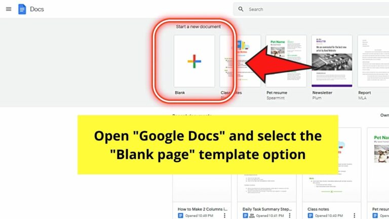 How to Make 2 Columns in Google Docs — The Answer!