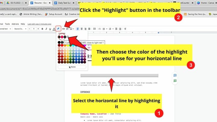 How to Make a Horizontal Line in Google Docs — Full Tutorial