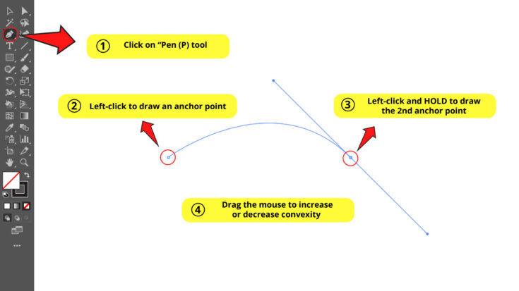 How to Curve Lines in Illustrator