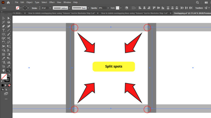 The 2 Best Ways to Delete Overlapping Lines in Illustrator