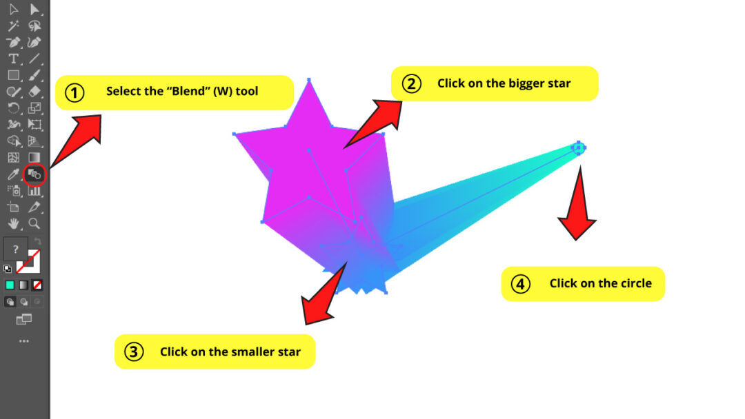 How to Use the Blend Tool in Illustrator — In-depth Guide
