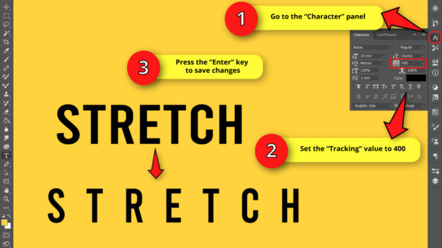 The 4 Best Ways to Stretch Text in Photoshop