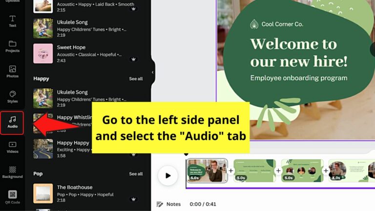 How to Add Audio Per Slide in Canva — Here's How It's Done