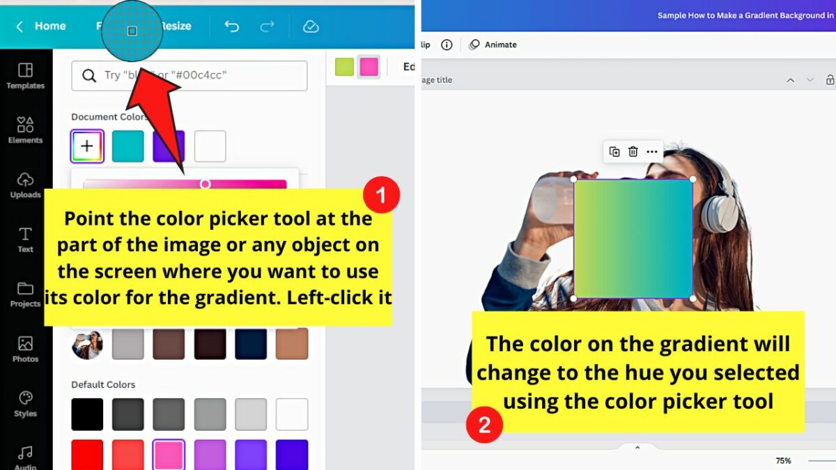 How to Make a Gradient Background in Canva — Like a Pro