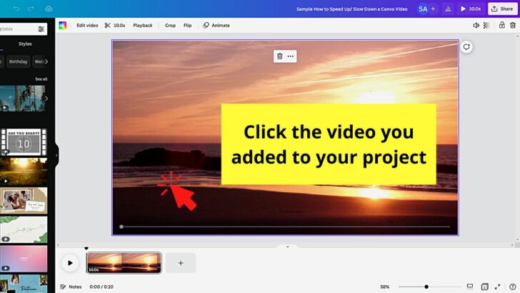 How to Slow Down A Video in Canva — Step-by-step Guide