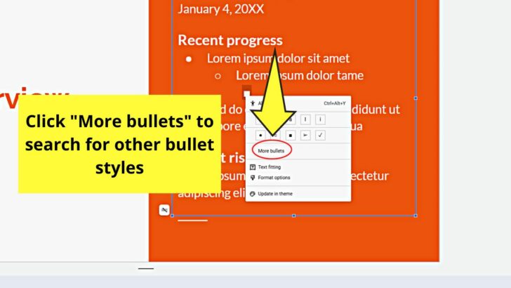 How to Make Sub-Bullets in Google Slides with Ease